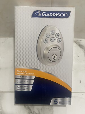 Garrison Electronic Keypad Deadbolt | eBay