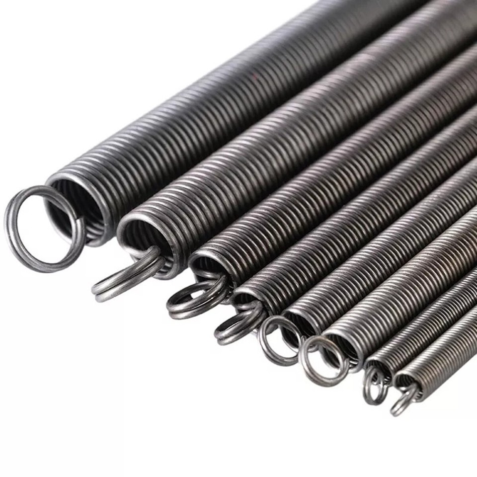 Zugfeder 1,5mm Draht Durchmesser Federstahl Feder Haken Ösen Spannfe ...