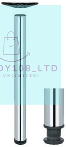 Adjustable Breakfast Bar Worktop Support Table Leg 60mm Chrome 870 ...