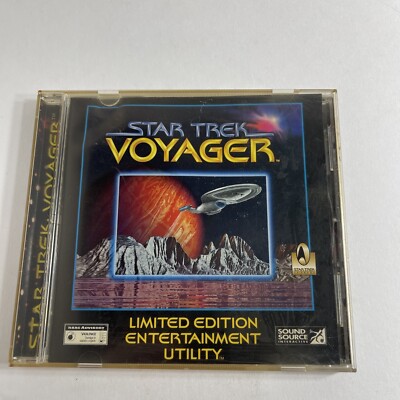 Star Trek Voyager For PC CD-Rom Sound Source Interactive Excellent 1996 ...