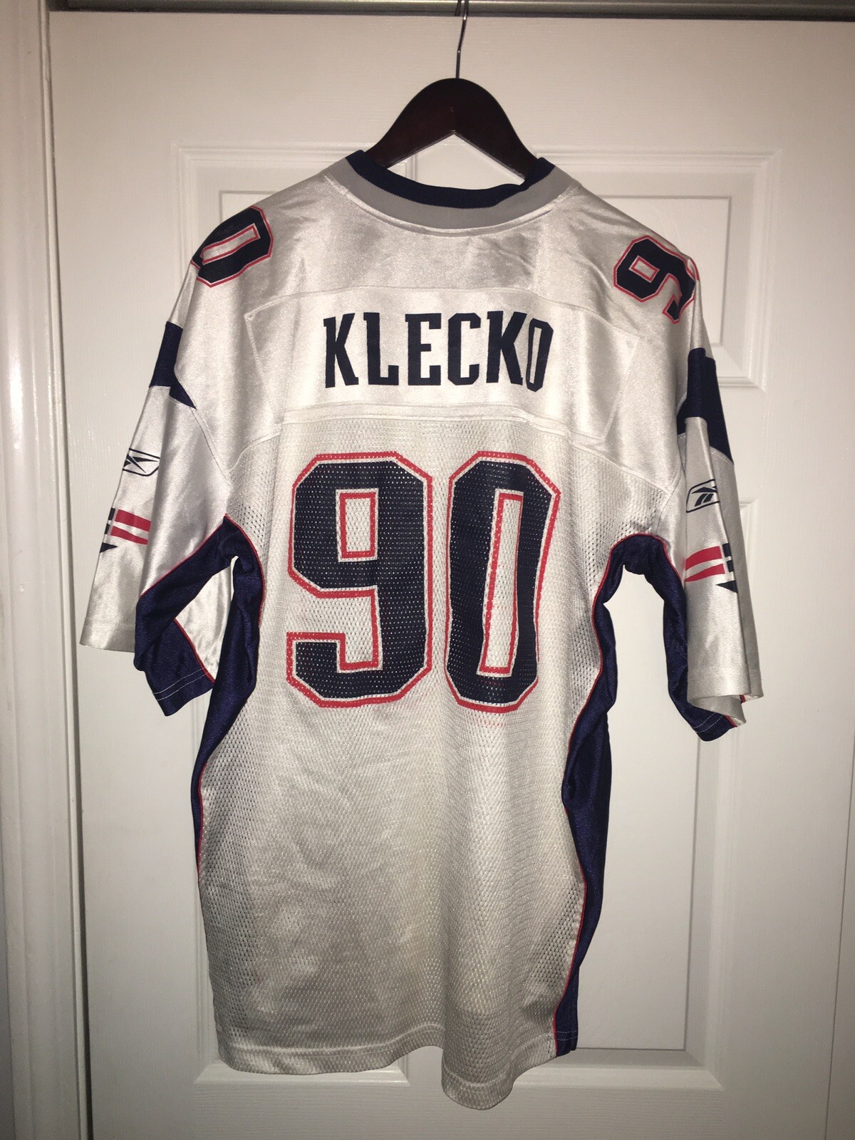 Dan Klecko Patriots Jersey White L | eBay