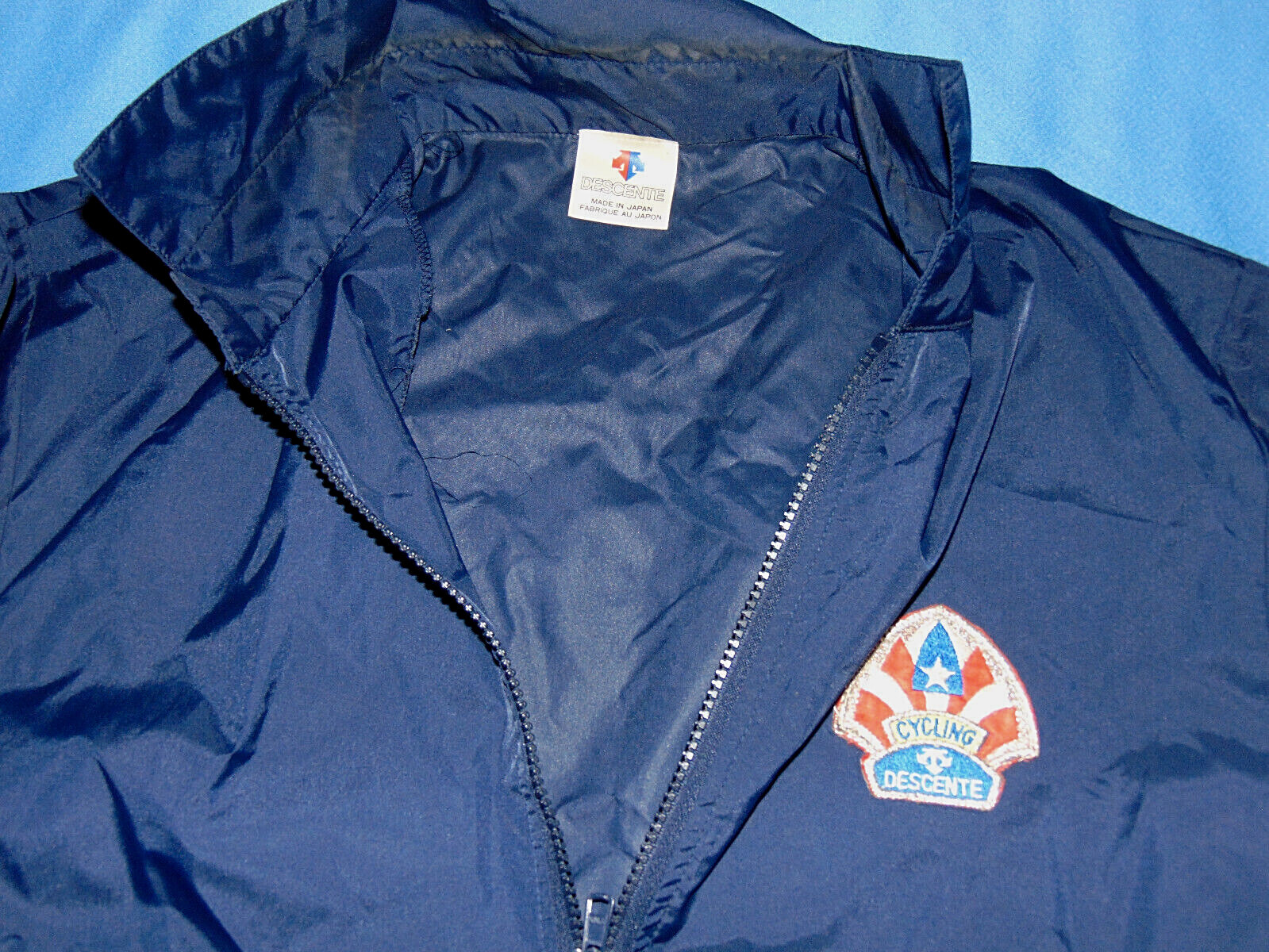 VINTAGE DESCENTE CYCLING WINDBREAKER/JACKET MEDIUM … - Gem