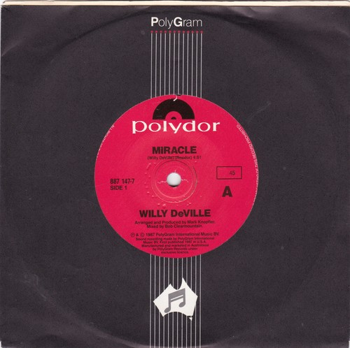 Willy DeVille – Miracle - 7" single | eBay Australia