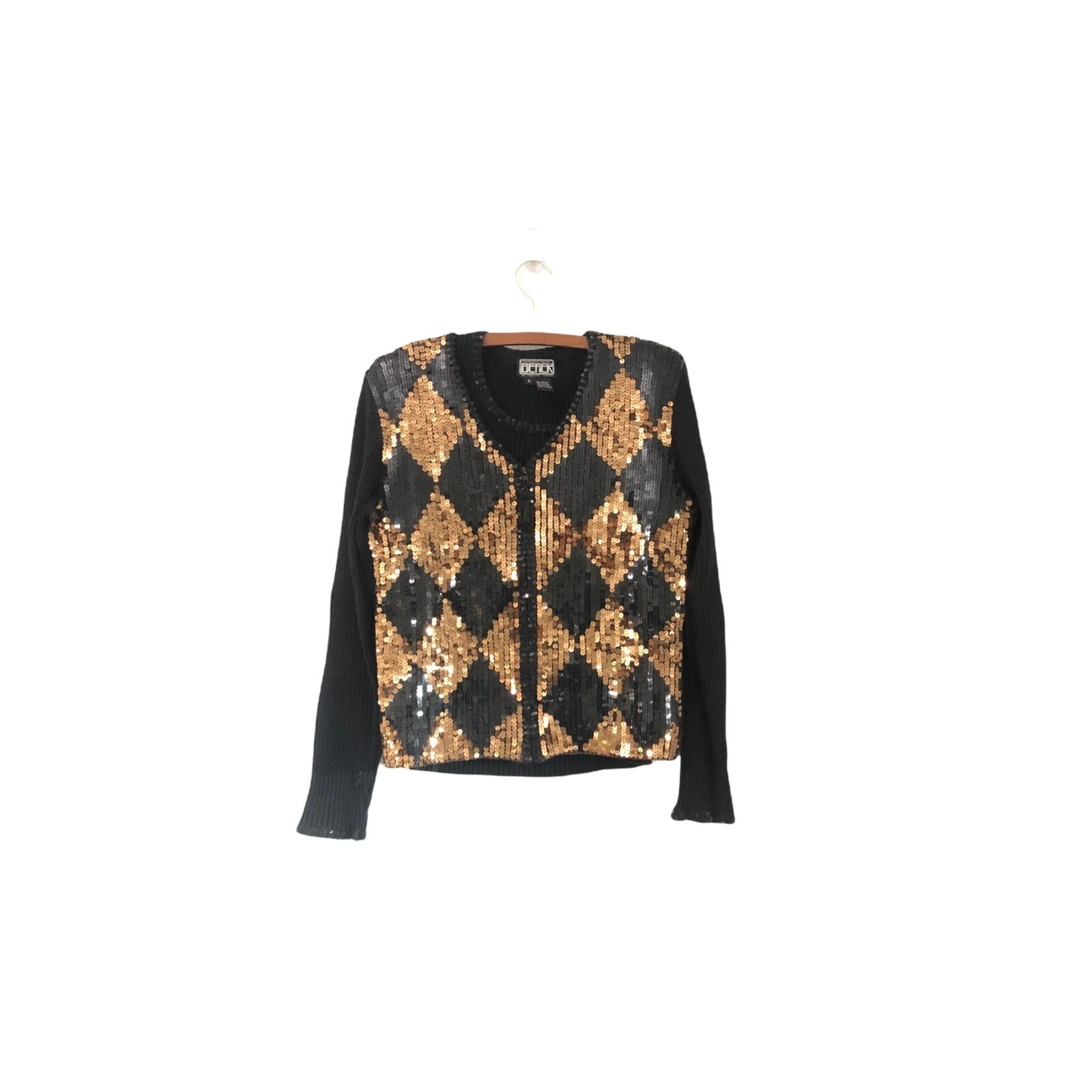 Vintage Berer by Takako Sakon Black Gold Full Sequin … - Gem