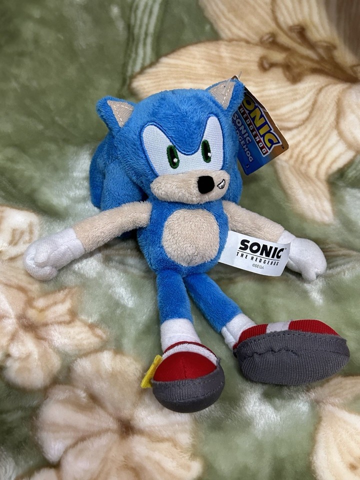 2010 Jazwares Sega Sonic the Hedgehog Plush Original Tag Classic New ...