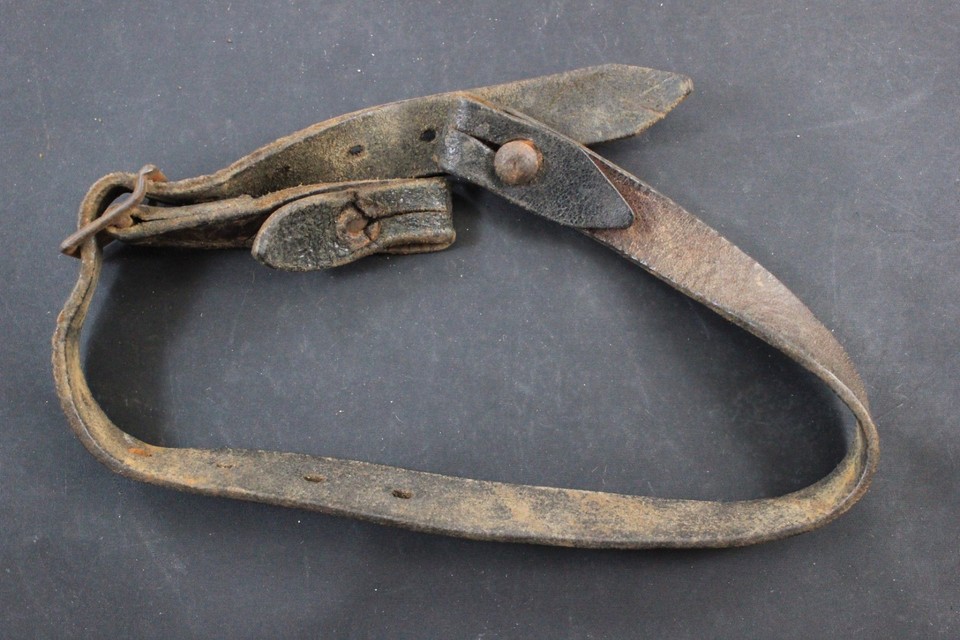 German WWII Army / Luftwaffe Combat Helmet Leather Chin Strap | eBay