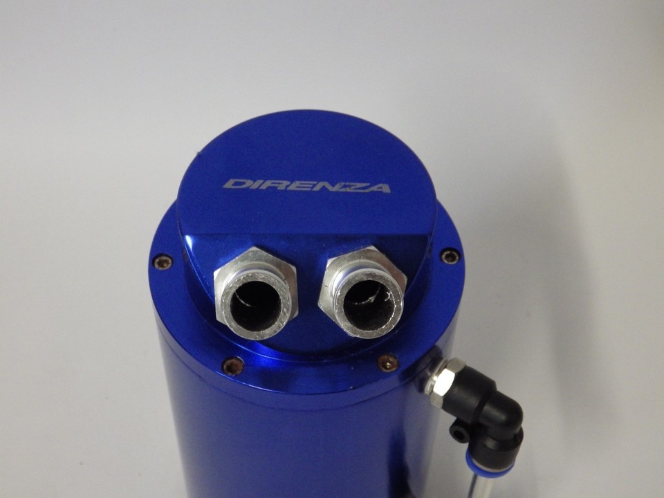 Direnza Oil Catch Can 0.5L Blue Anodised Motorsport Track Days Race ...