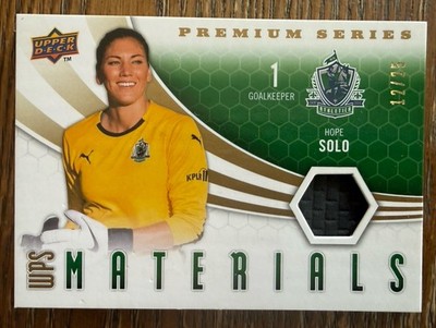 2010 Upper Deck MLS WPS Materials Premium Series Hope Solo Patch 12/25 ...