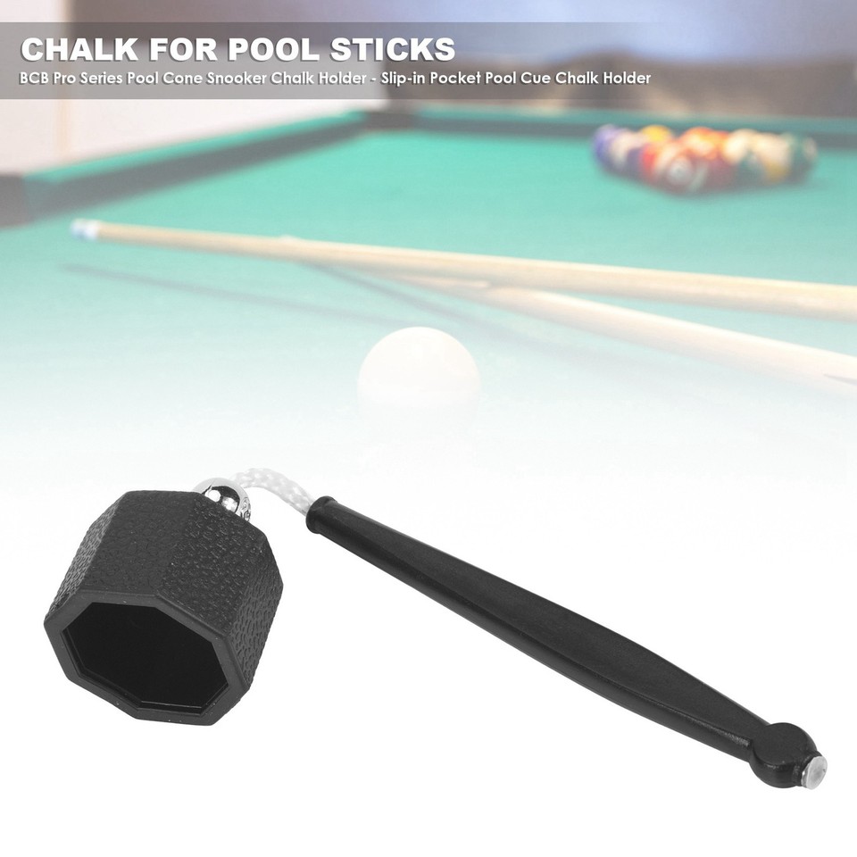 Pool Cone Snooker Chalk Holder - Slip-in Pool Cue Chalk Holder7559 ...
