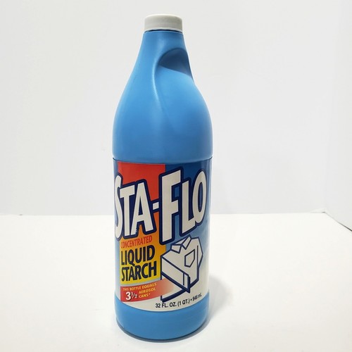 Vtg Sta-Flo Concentrated Liquid Starch, 32 Ounce - Discontinued 80% ...