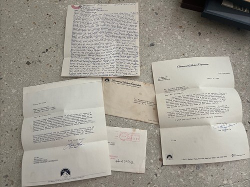 Letters To And From Paramount Pictures - 1984 | eBay