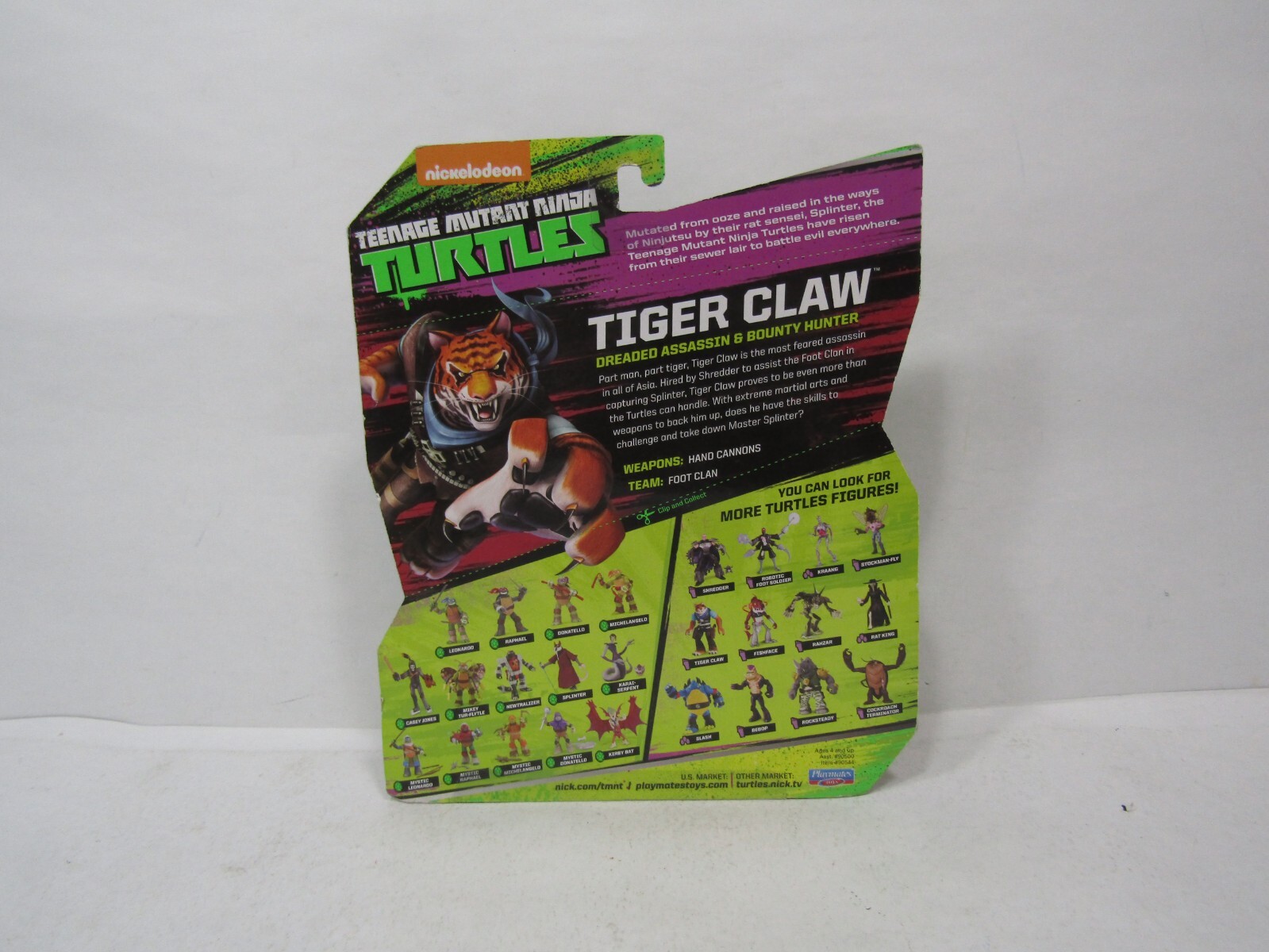 Teenage Mutant Ninja Turtles Tiger Claw Figure for sale online | eBay
