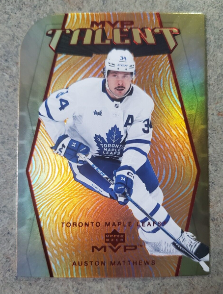 2023-24 Upper Deck MVP - Colors and Contours #MT-7 Auston Matthews /250 ...