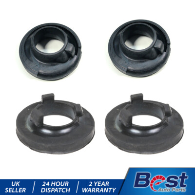 VW TRANSPORTER T5 REAR AXLE UPPER AND LOWER SPRING RUBBER PADS ...