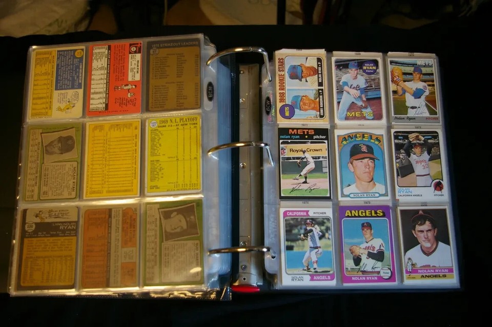 Nolan Ryan Master Collection 2,200 Diff Baseball Cards + 3 1968 Rookies ...