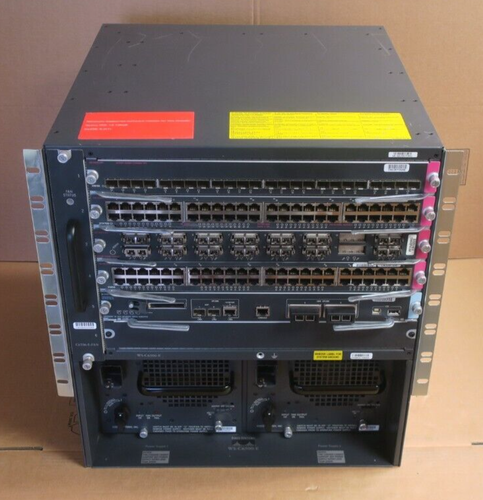 Cisco Catalyst WS-C6506-E 6-Slot Switch Chassis + VS-S720-10G + Switch ...