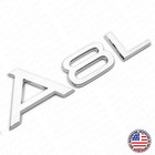 Audi A8 L A8L Chrome Rear Letter Tail Nameplate Trunk Emblem Badge ...