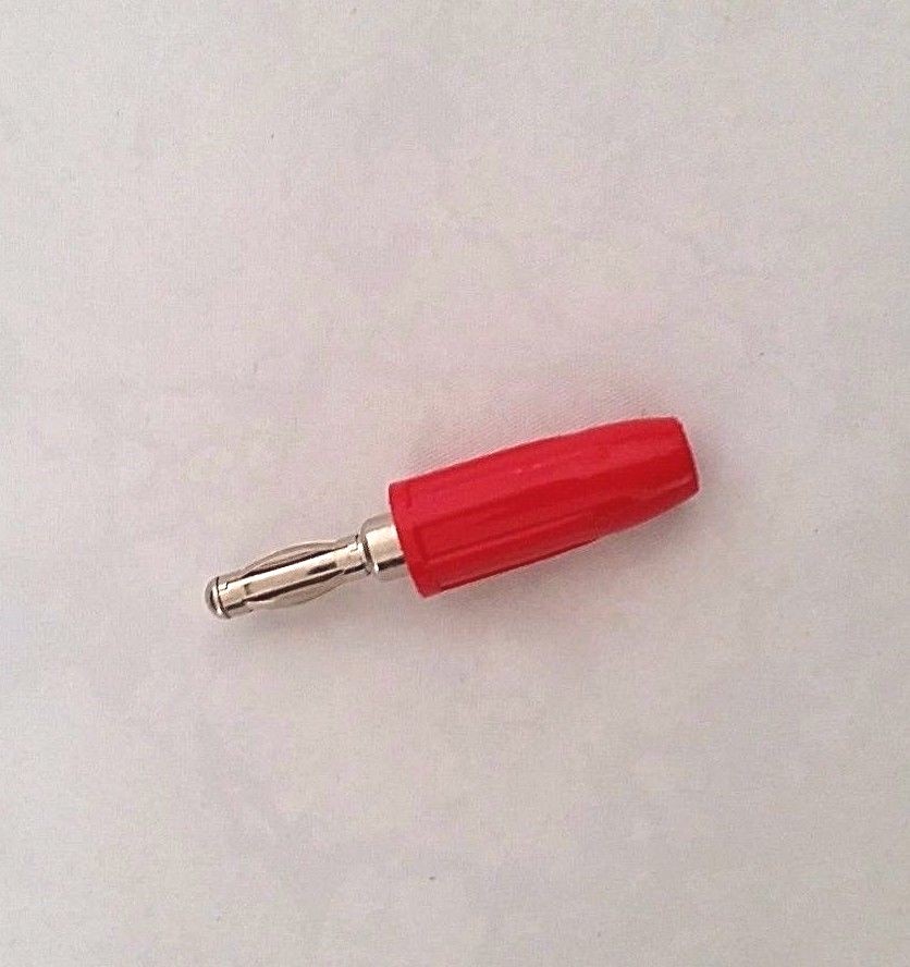 RED BANANA PLUG 15 AMP LOT OF 2PC | eBay
