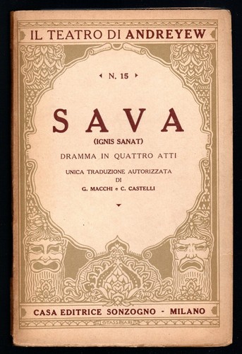 Sava Ignis sanat Andreyew Leonida Sonzogno 1929 | eBay