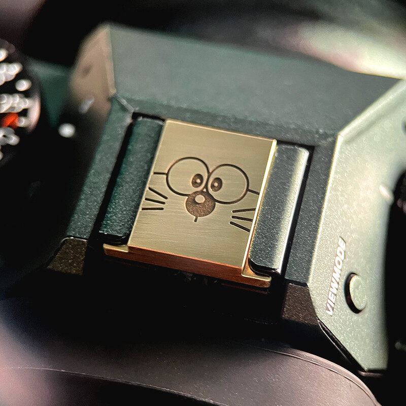 Camera Hot Shoe Cover Protect Cap Cartoon Brass For Leica Sony Canon ...