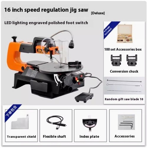 Variable Speed Parallel Arm Scroll Saw with Extra-Large Dual-Bevel ...