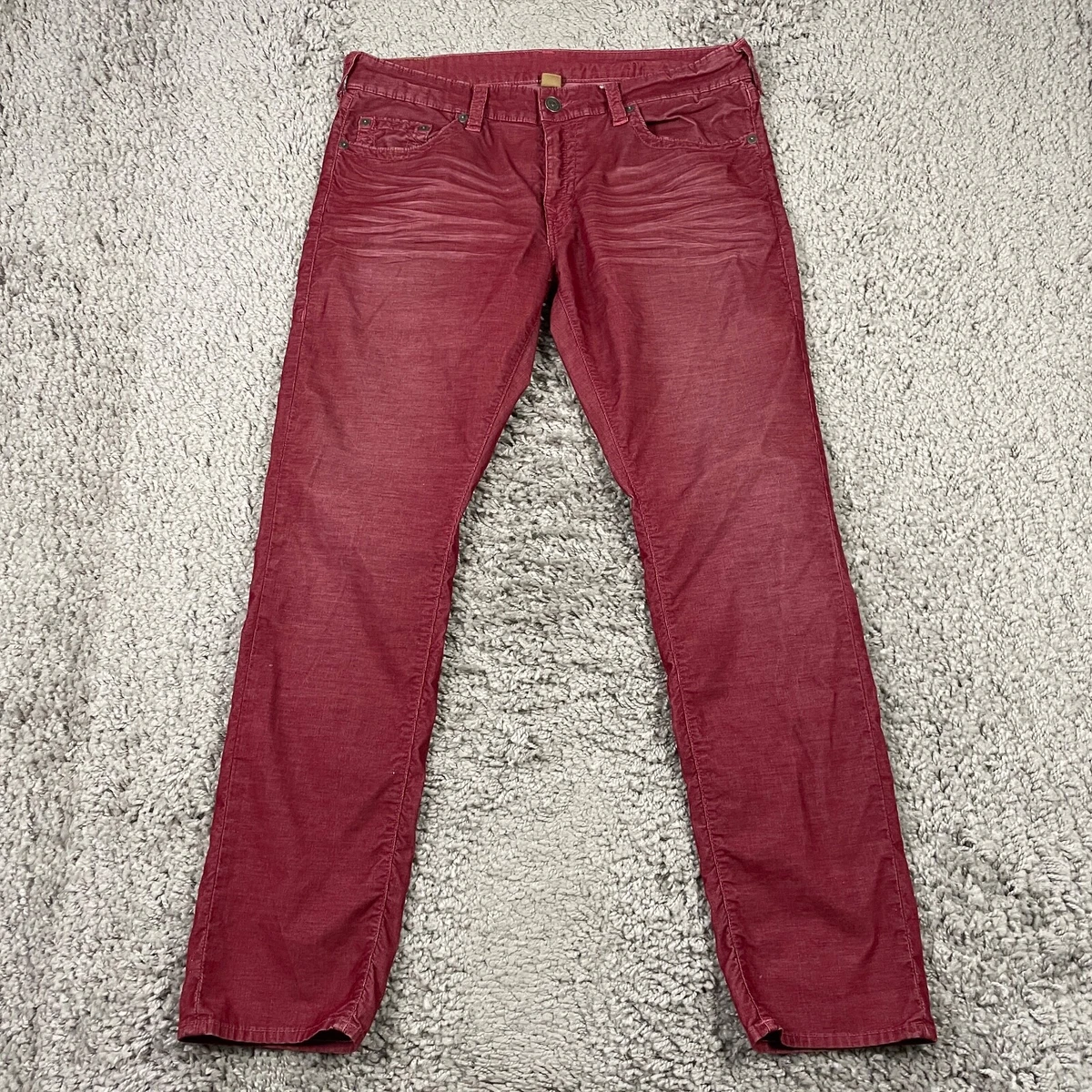 Red True Religion Jeans Men