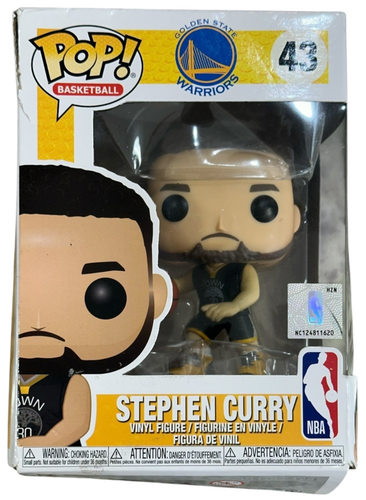 Stephen Curry Golden State Warriors Funko POP! #43 Collectible Vinyl ...