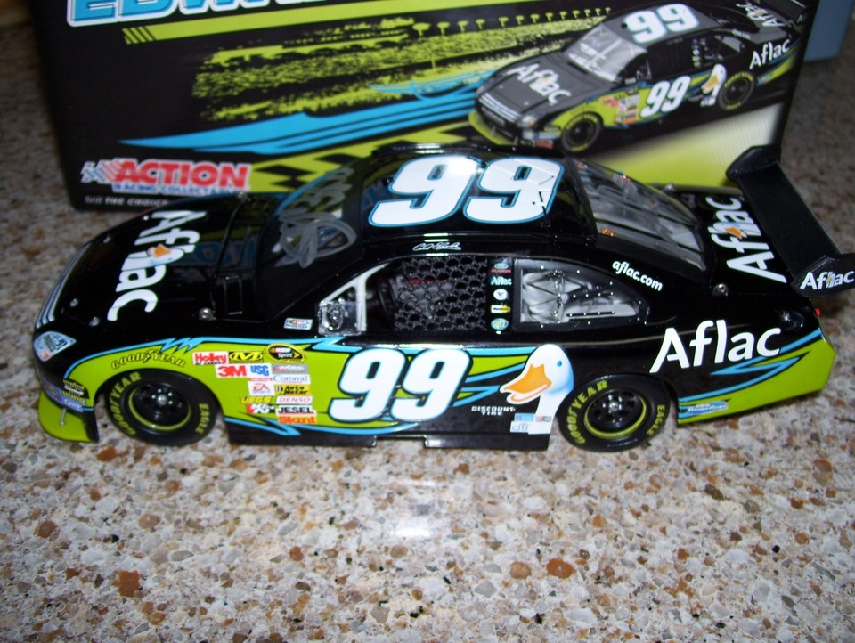 SIGNED CARL EDWARDS # 99 1/24 diecast 2009 OWNER JACK ROUCH | eBay