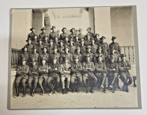 WW1 LARGE AUST PHOTOGRAPH 31 cm x 25 cms AIF MEDICAL CORPS MIDDLE EAST ...