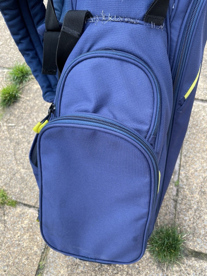 Taylormade Flextech Stand Bag Royal Blue with Shoulder Strap | eBay UK