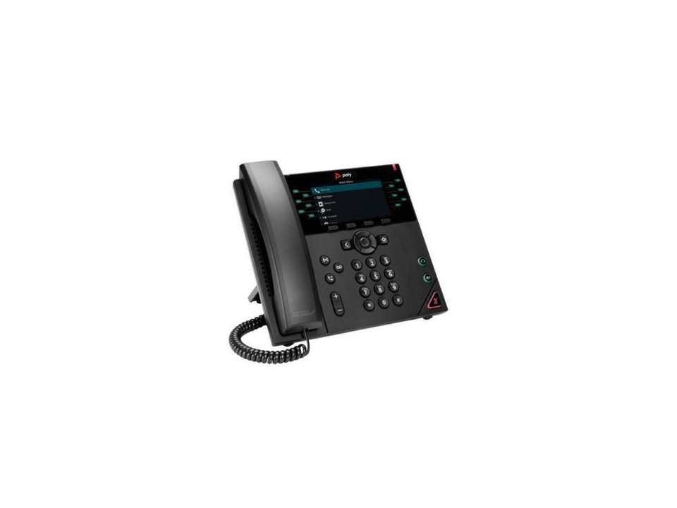HP Poly VVX 450 12-Line IP Desk Phone with Power Supply 89B76AA#ABA | eBay