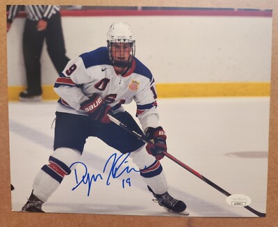 Dylan Larkin USA Hockey Detroit Red Wings Autographed 8x10 JSA | eBay