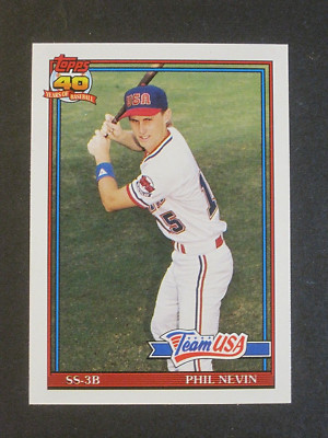 1991 TOPPS TRADED PHIL NEVIN TEAM USA ROOKIE CARD #83T!!!!!!!!! | eBay