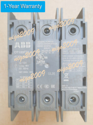 1PC ABB Isolation switch OT100FT3 100A 3P | eBay