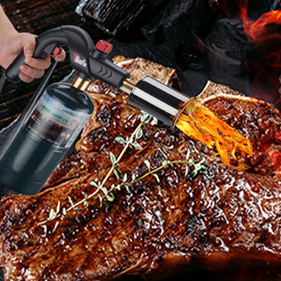 POWERFUL Grill Cooking Torch Sous Vide Propane Kitchen Torch Culinary ...