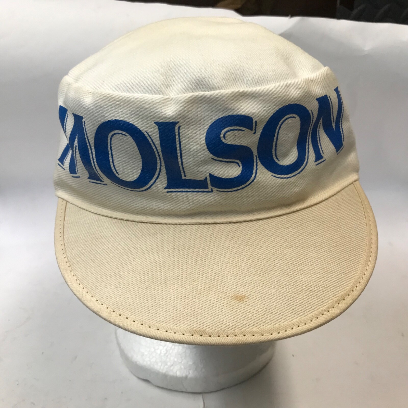 Vintage Molson Beer Painters Cap Hat | eBay