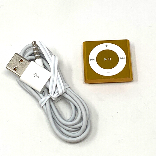 Apple iPod shuffle 4th Generation Gold Orange 2GB A1373 MC749LL/A ...