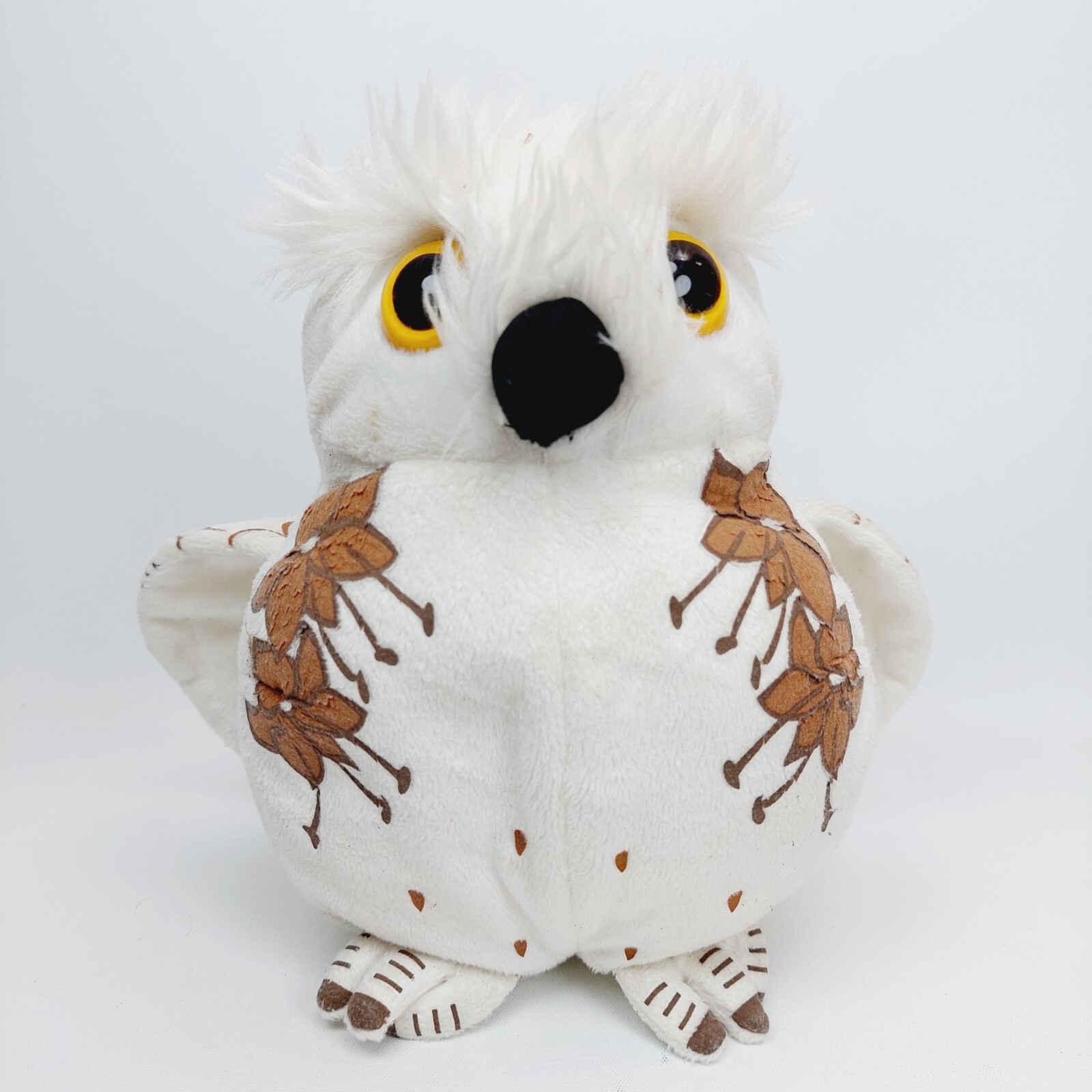Huggable Toys Owl Howl-wh-2 Toy Stuffed Soft Plush White Bird Hoot 19cm ...