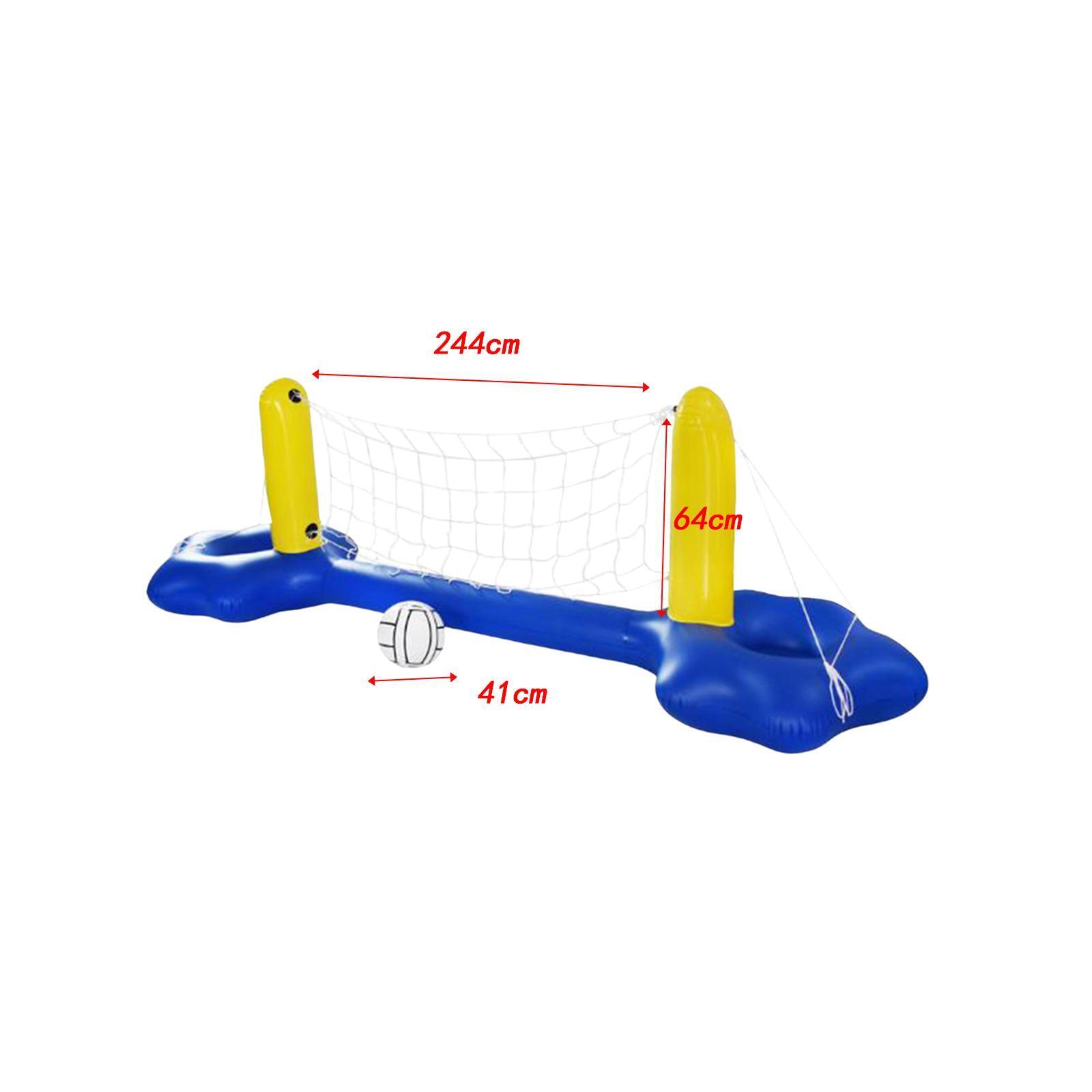 Floating Volleyball Net Inflatable Pool Volleyball Set for Family Girls ...