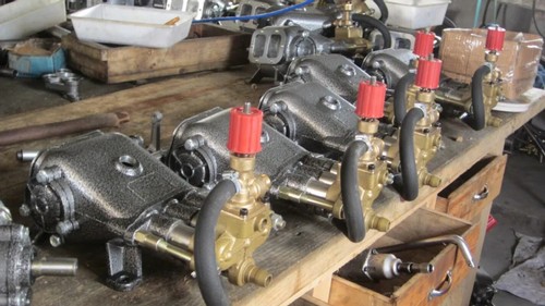 55i Shaft All Copper Commercial Plunger Water Pumps Car Wash Pump Head ...