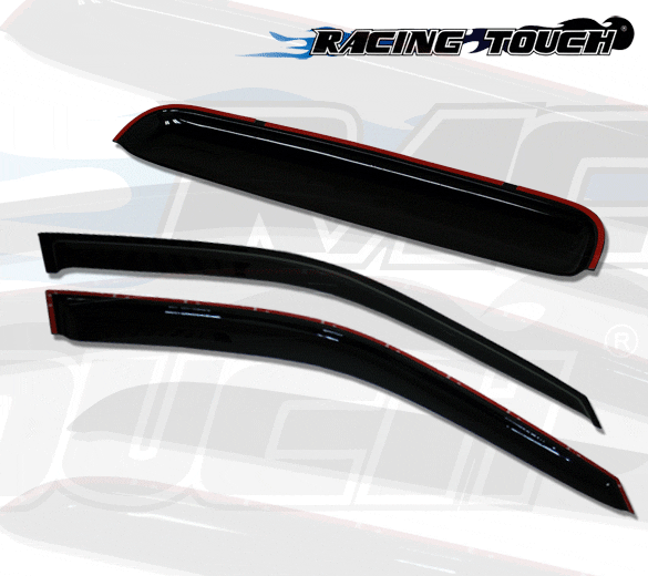 Out Channel Window Visors Deflector Rain Guard Sunroof 3pcs Volvo C30 ...