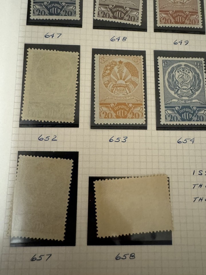 Russia 1938 Sc 647 To 658 Constitution Stamps Mint | eBay