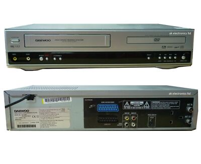 Daewoo SD-3500P DVD/CD Player/VCR VHS Recorder,Ext Scart in/out 1YR ...