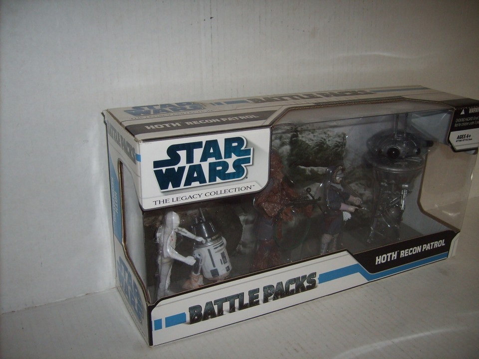 STAR WARS Legacy Collection Battle Packs Hoth Recon Patrol NEW HAN ...