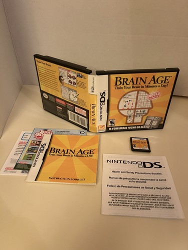 BRAIN AGE (Nintendo DS, 2006) COMPLETE & NICE CONDITION | eBay