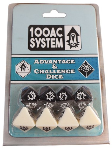 100AC System Advantage & Challenge Dice Set for Tabletop RPGs ...