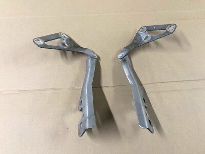 VAUXHALL VECTRA C SIGNUM 02-09 BONNET HINGES PAIR SILVER 167 | eBay UK