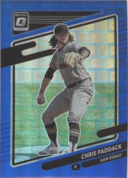 2021 Panini Donruss Optic - Pandora Blue Prizm #198 Chris Paddack /99 ...