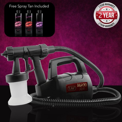 Maximist Lite Plus Spray Bronzage Machine + Funkissed Fauve Solution (3 ...