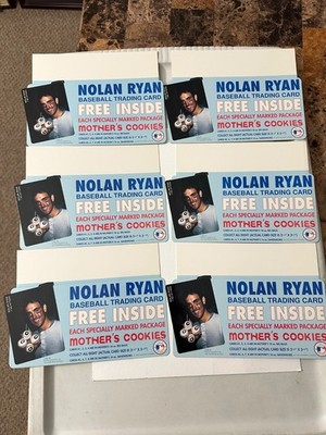 Nolan Ryan Mother S Cookies Card